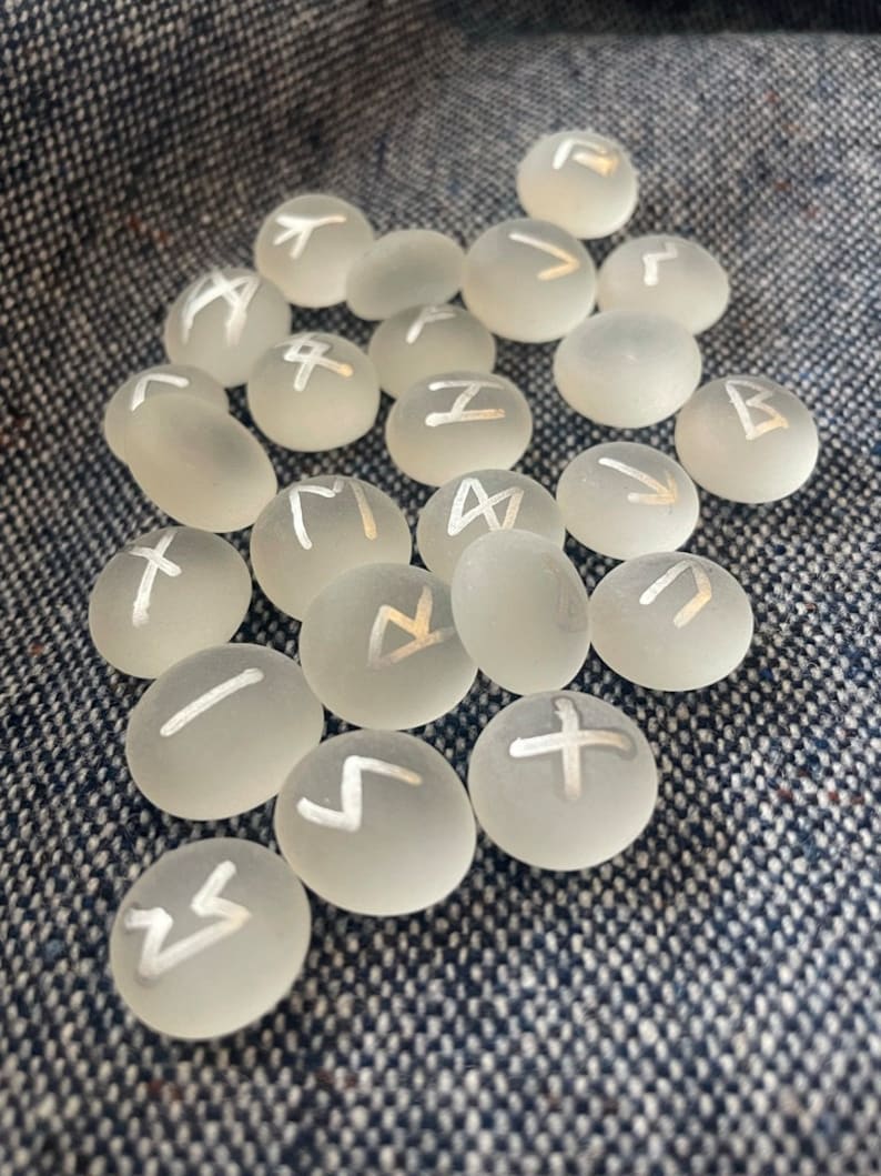 Hand Painted Rune Stones - Etsy