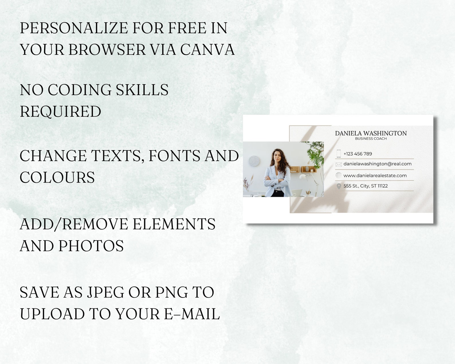 Canva Email Signature | Business Email Signature Template | Outlook ...