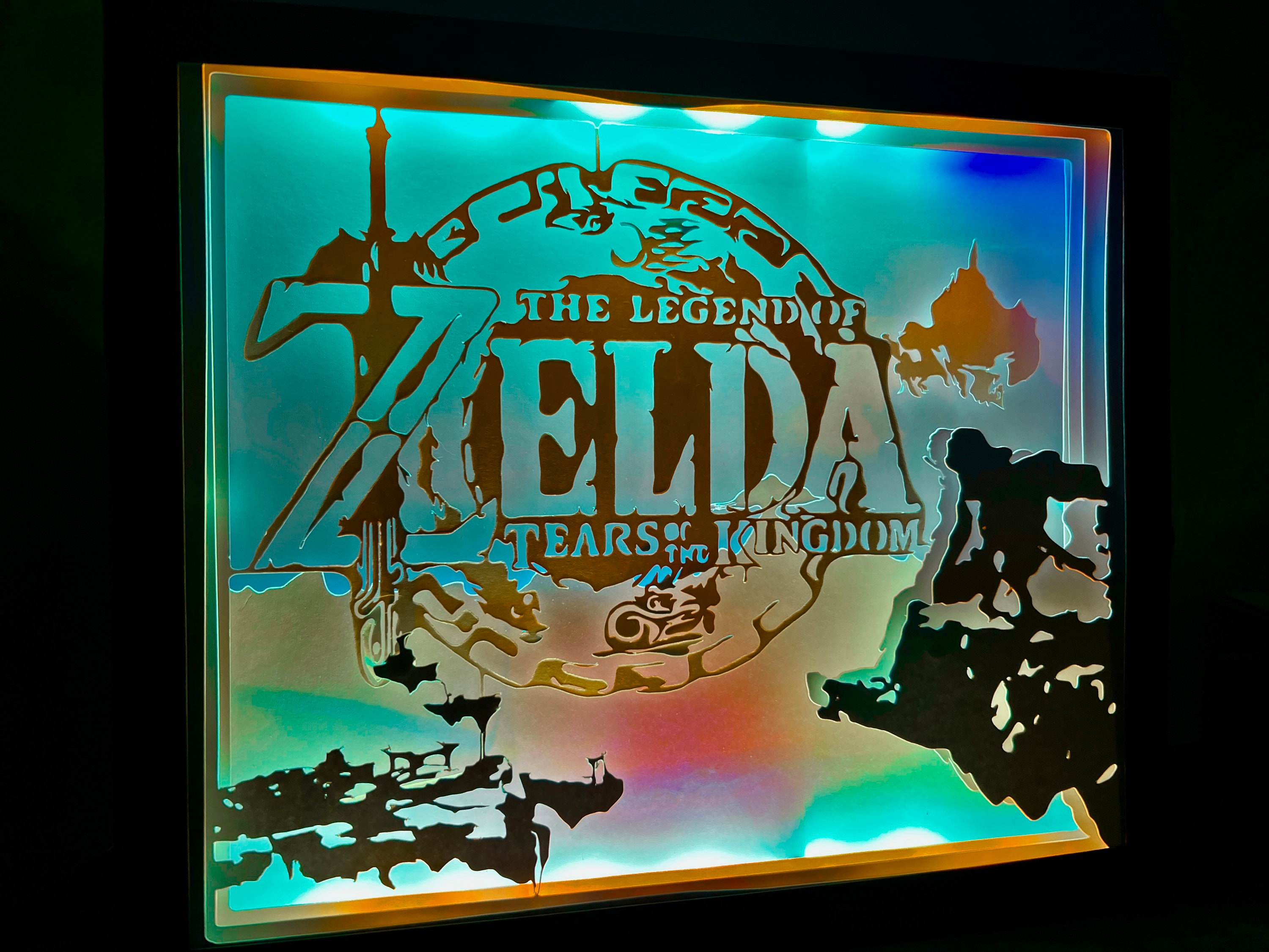 Tears of the Kingdom Zelda Lightbox Cut Files / SVG - Etsy