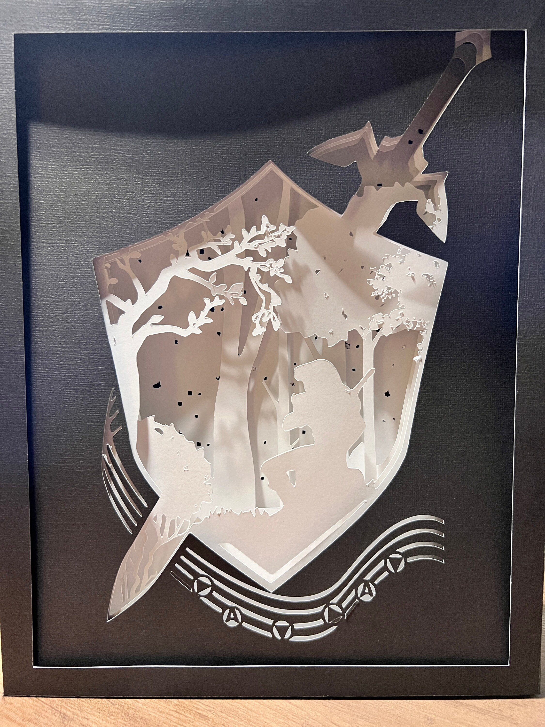 Song of Time - Zelda Lightbox Scene - SVG / Cut Files - Etsy