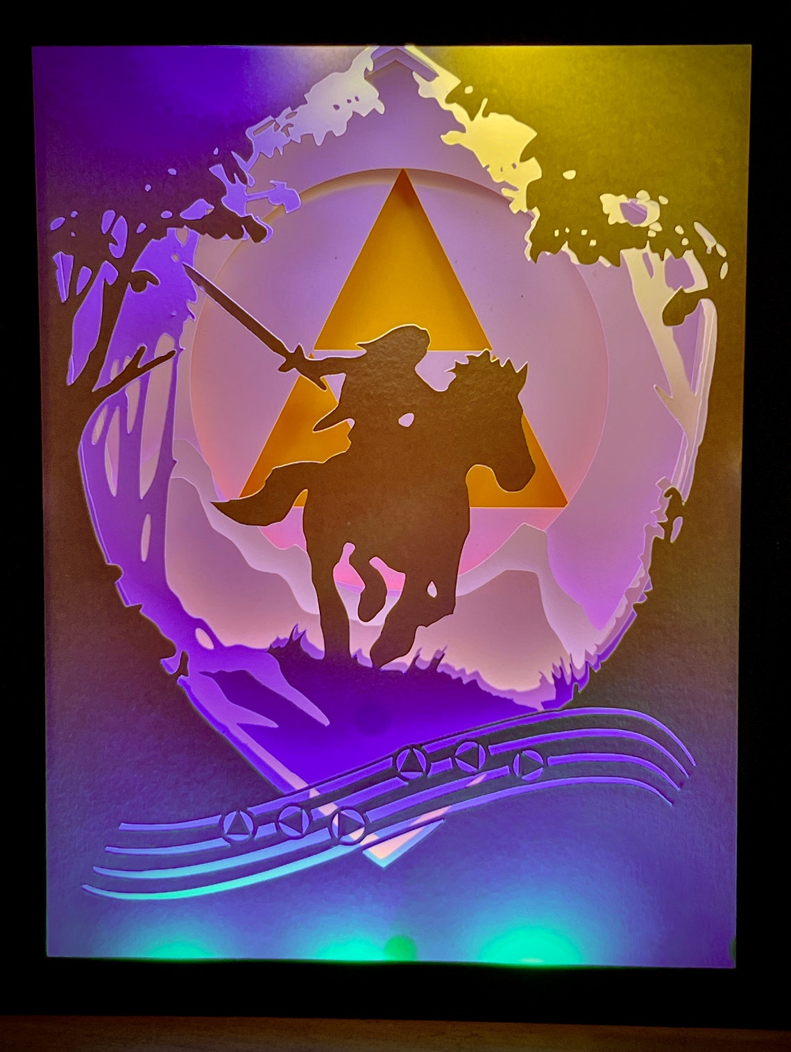 Epona's Song - Zelda Lightbox Scene - SVG / Cut Files - Etsy