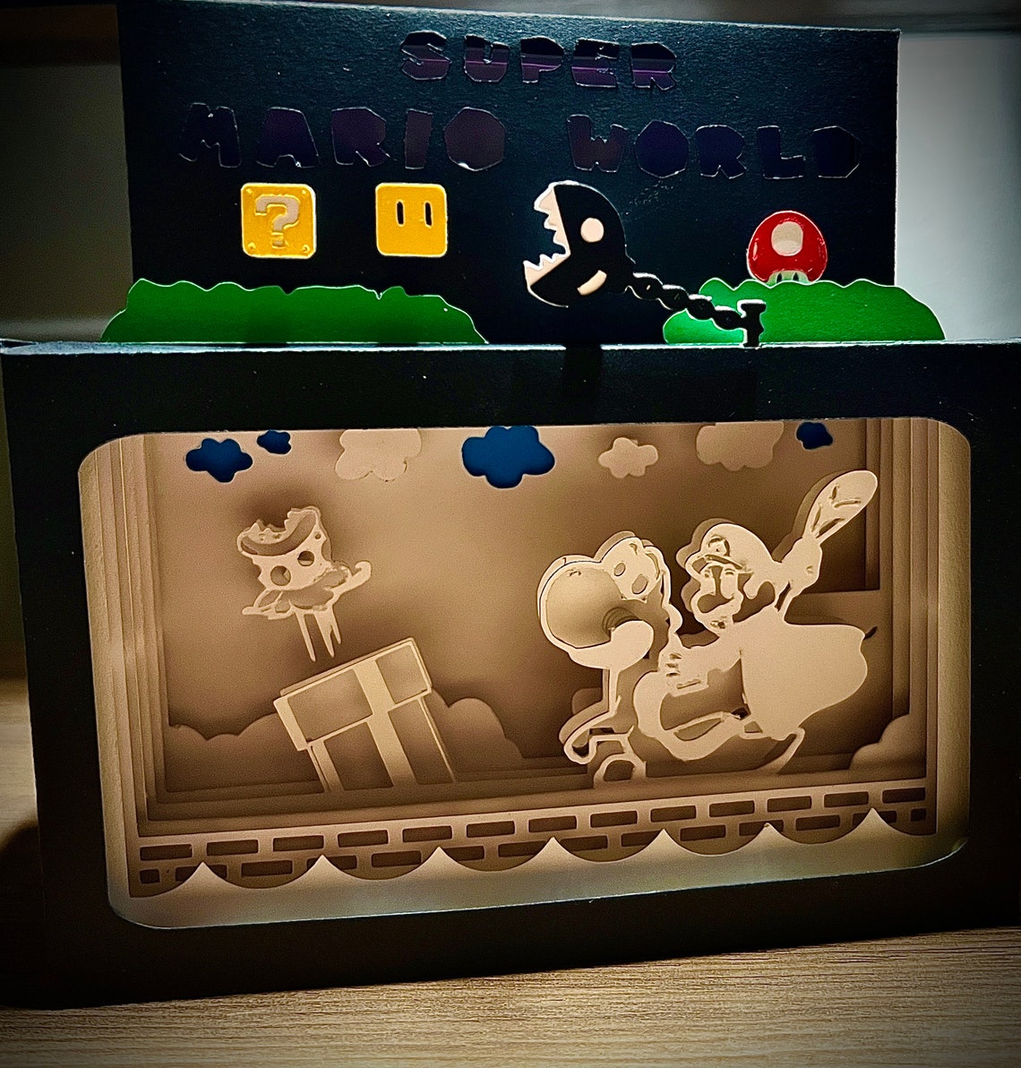 Super Mario World Lightbox - Cut Files / SVG - Etsy