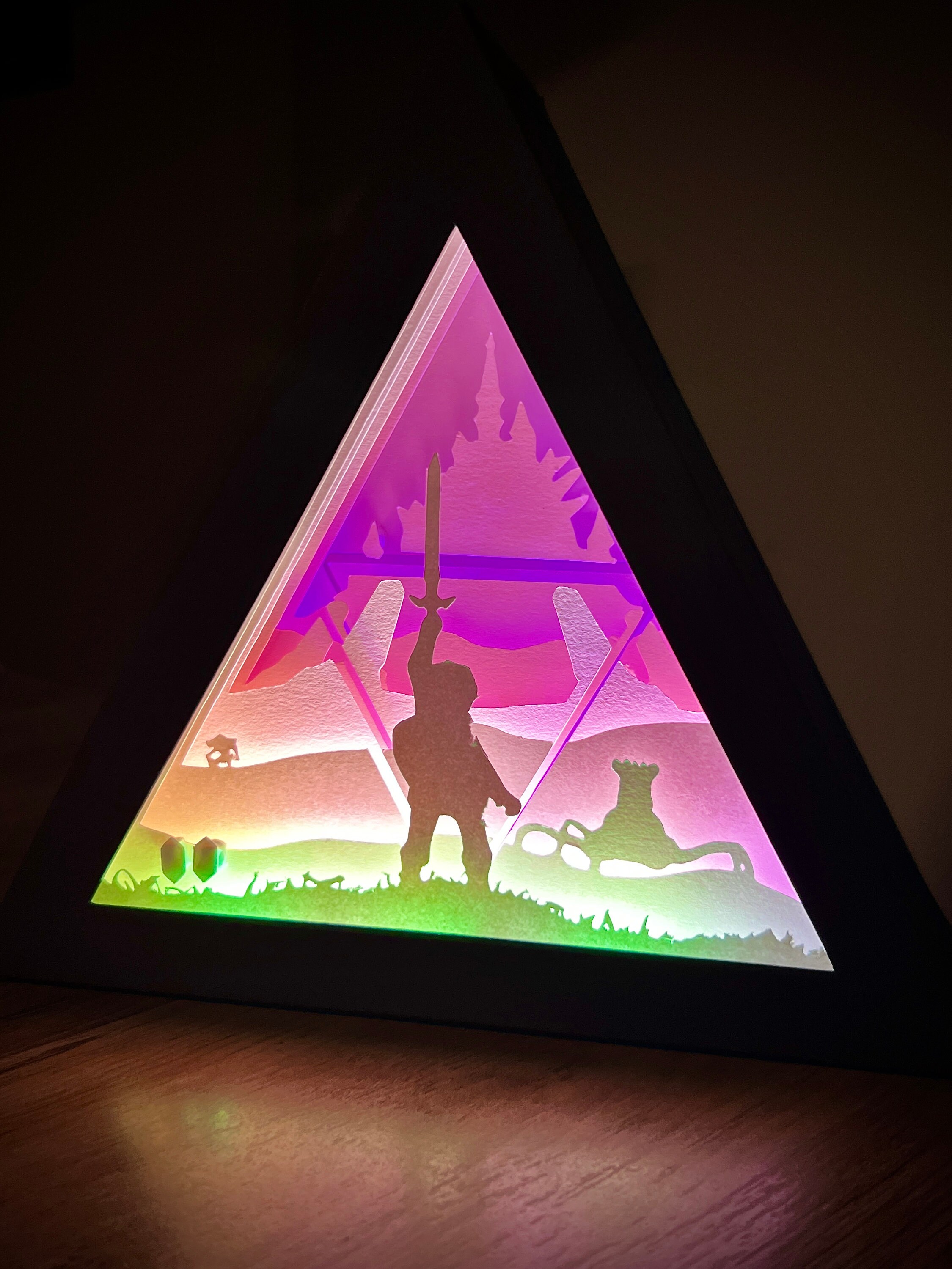 Breath of the Wild - Zelda Lightbox - Cut Files / SVG - Etsy