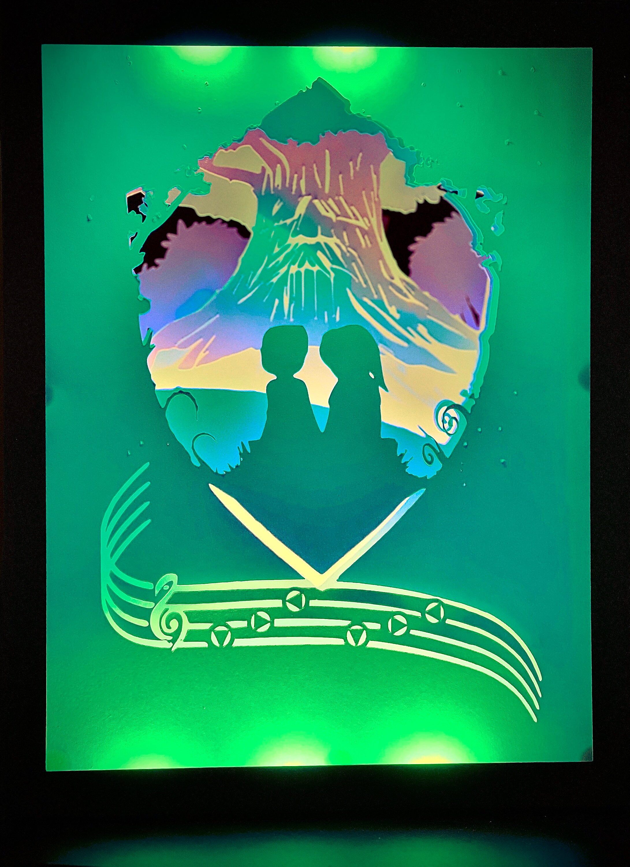 Ocarina of Time Lightbox SVG Bundle Zelda Four Pack SVG / Cut Files - Etsy