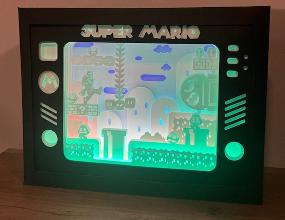 Mario Lightbox Cut Files / SVG - Etsy Australia