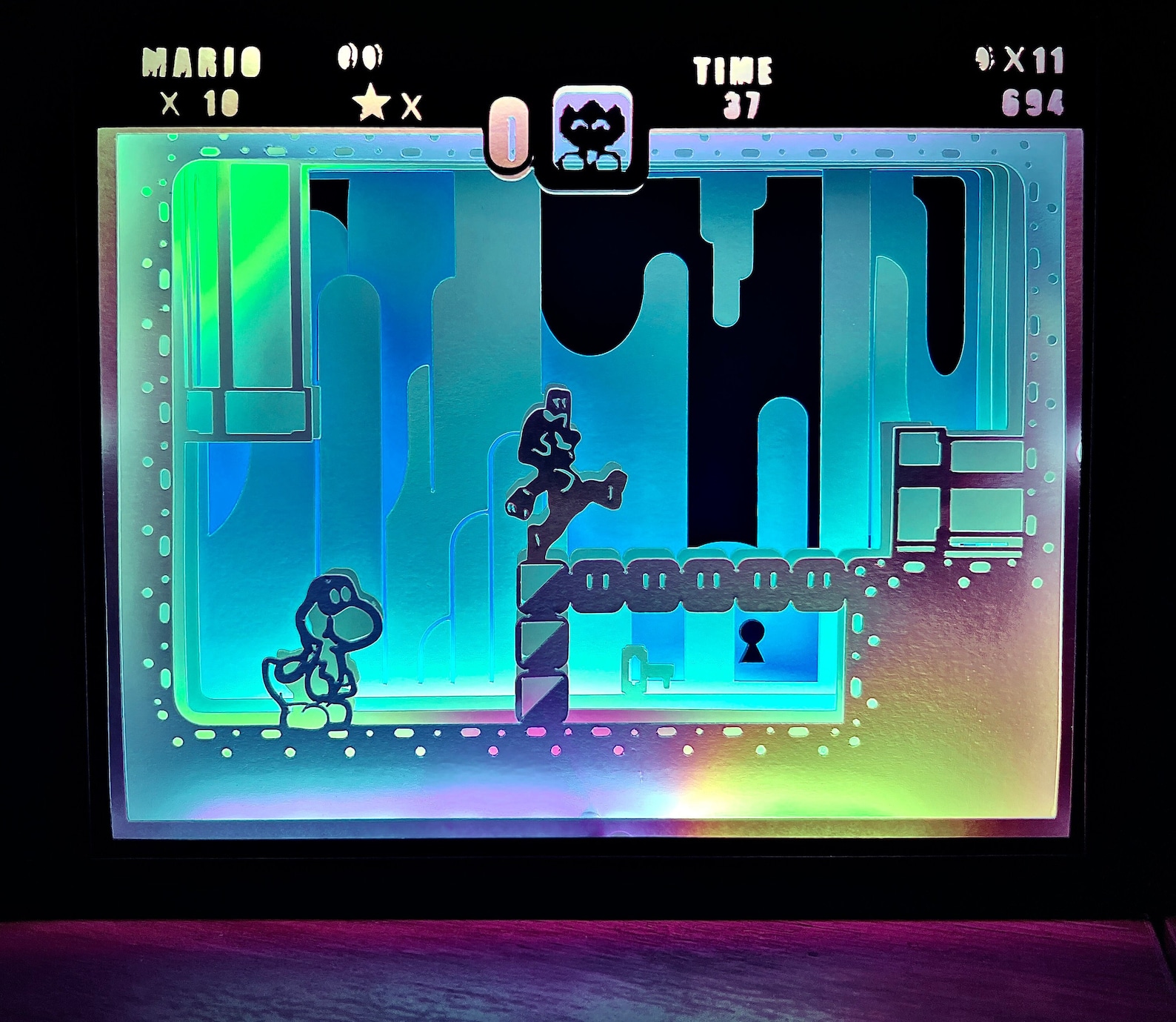 Super Mario Cave Lightbox Scene - SVG / Cut Files - Etsy