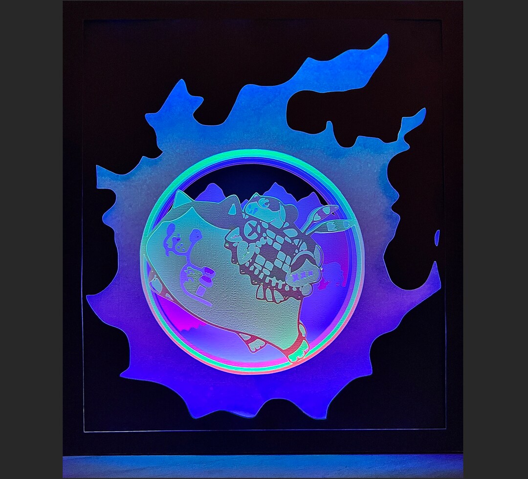 Final Fantasy XIV Fat Cat Light Box Scene - SVG / Cut Files - Etsy