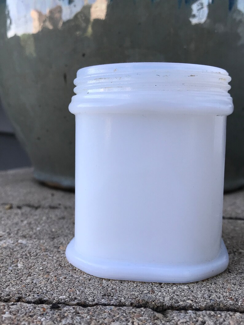 Large 1920s Ponds Cold Cream Milk Glass Jar - Etsy