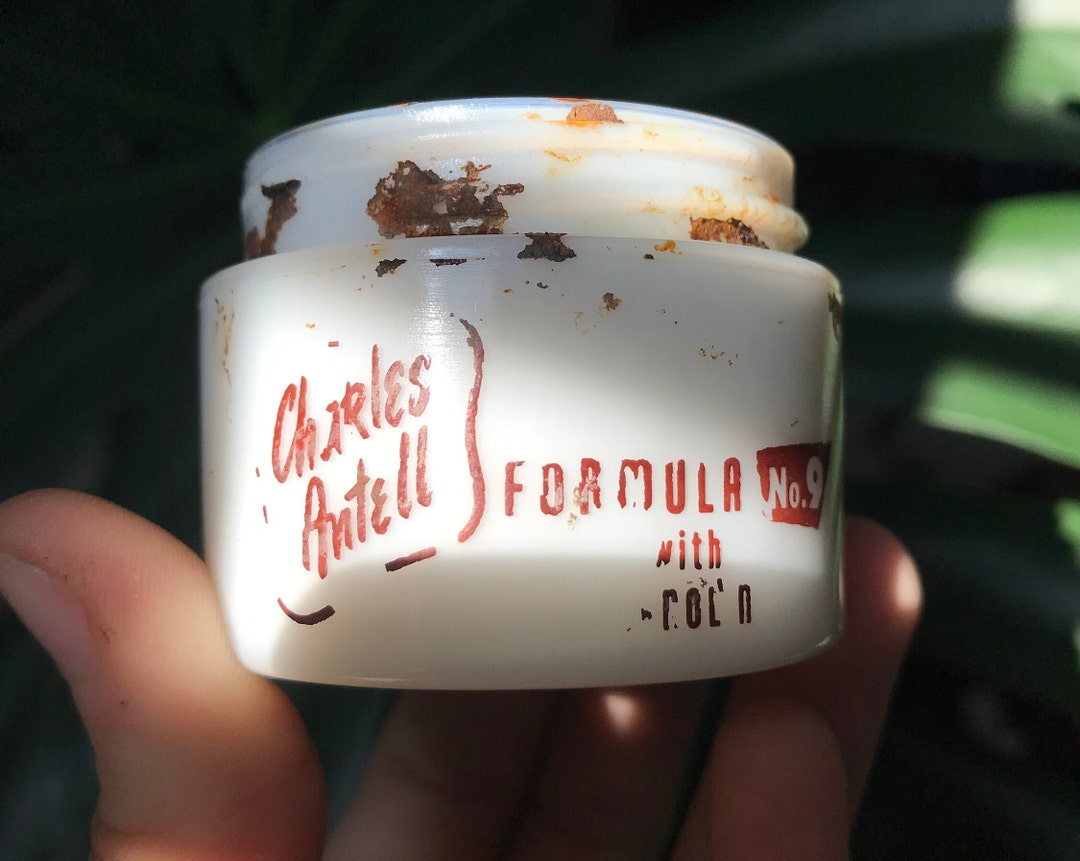 1920s Charles Antell Milk Glass Cosmetic Jar - Etsy