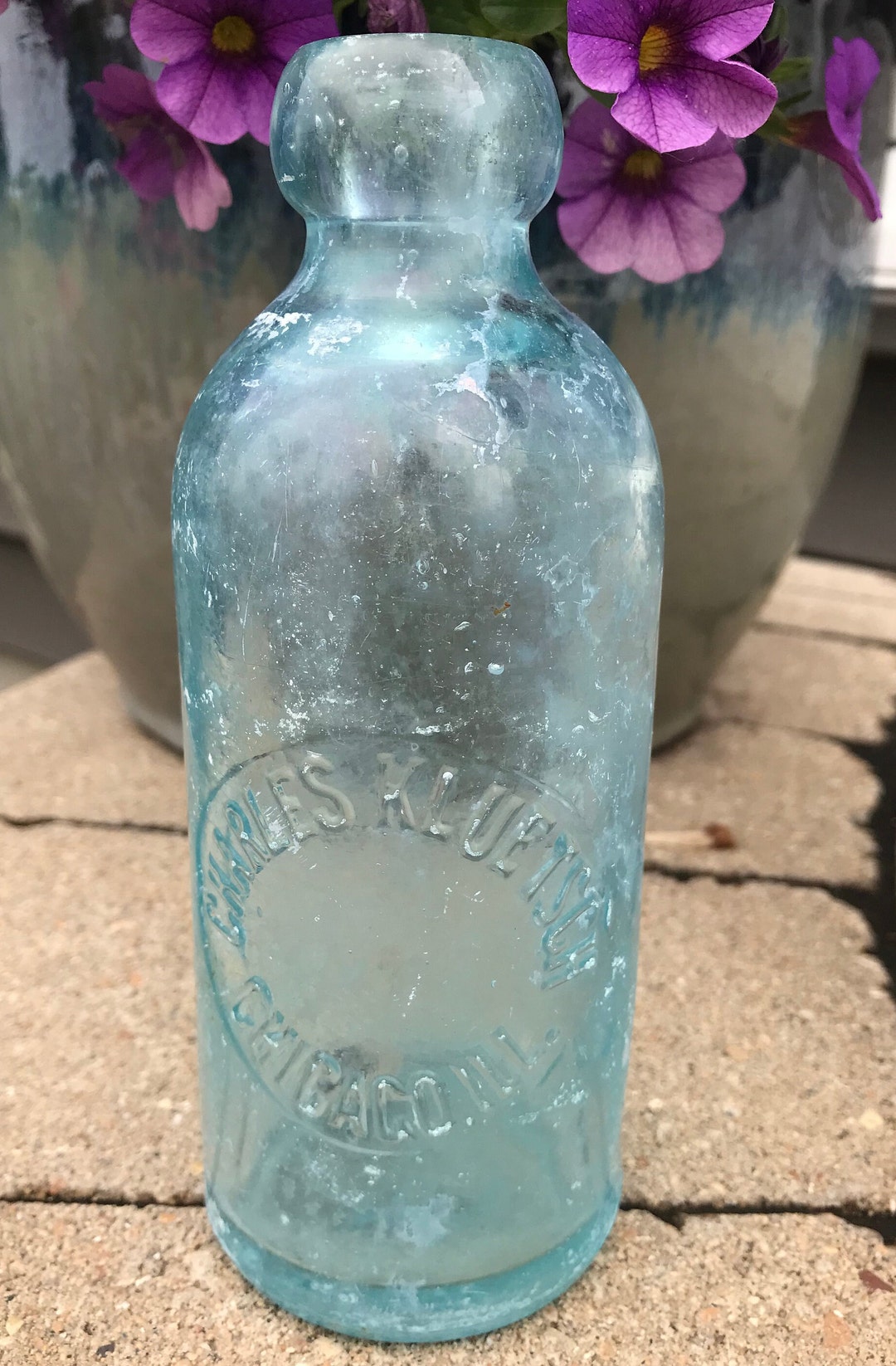 1880s Antique Blob Top Soda Bottle - Etsy