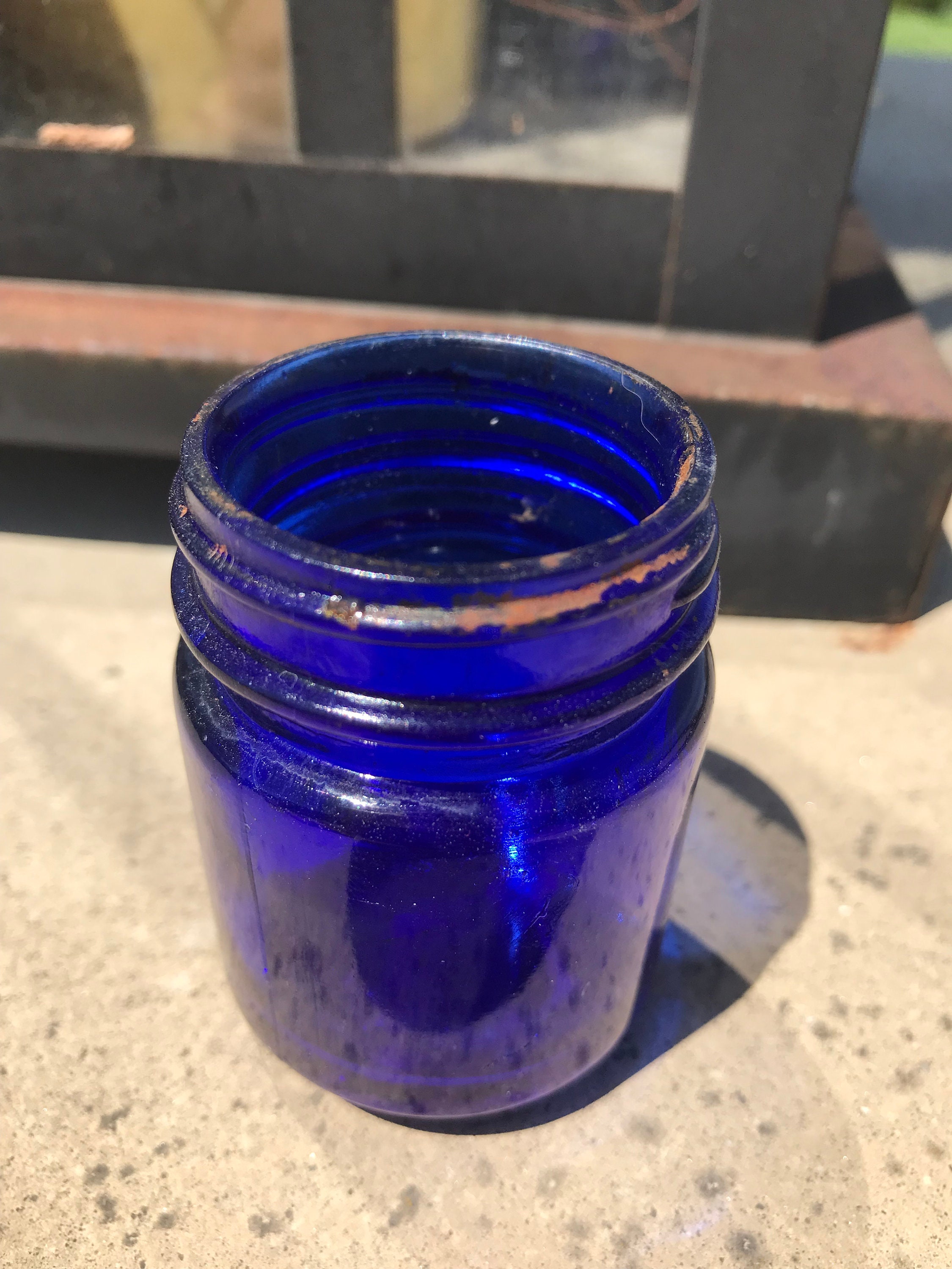 Cobalt Blue Vicks Bottle - Etsy