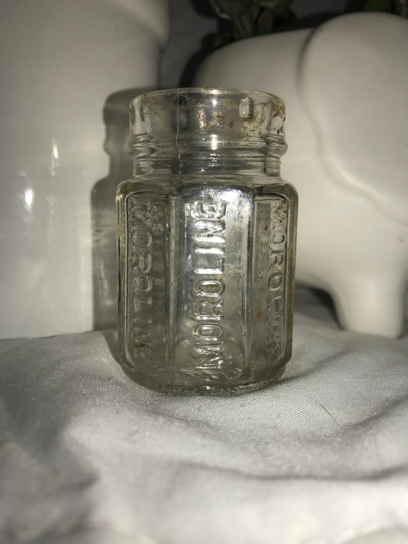 1940's Moroline Petroleum Jelly Jar - Etsy
