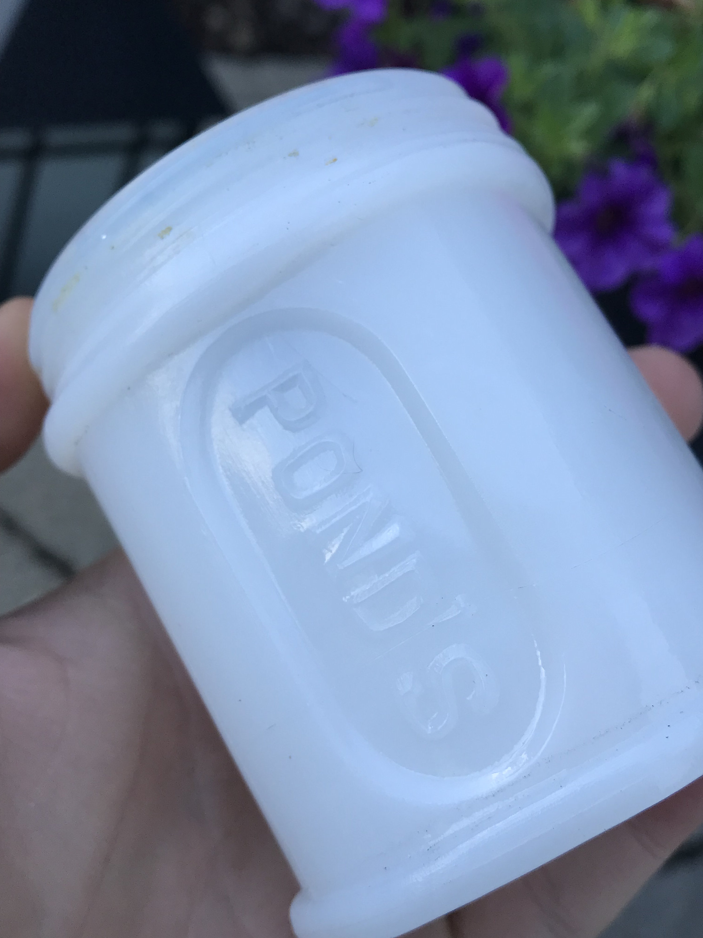 Large 1920s Ponds Cold Cream Milk Glass Jar - Etsy