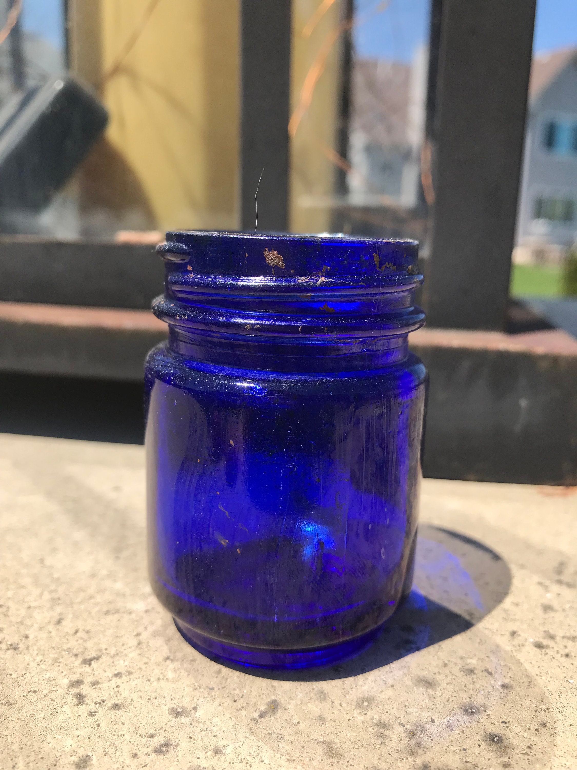 Cobalt Blue Vicks Bottle - Etsy