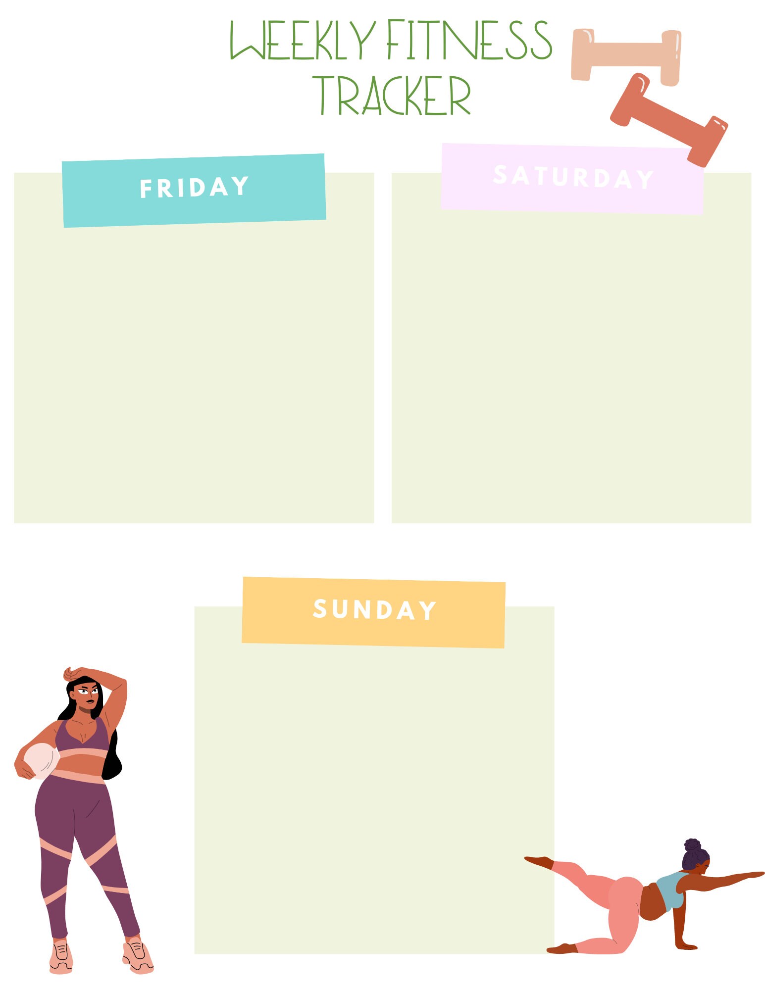 A Moms Fitness Journey: Meal and Fitness Tracker (with Bonus Weight ...