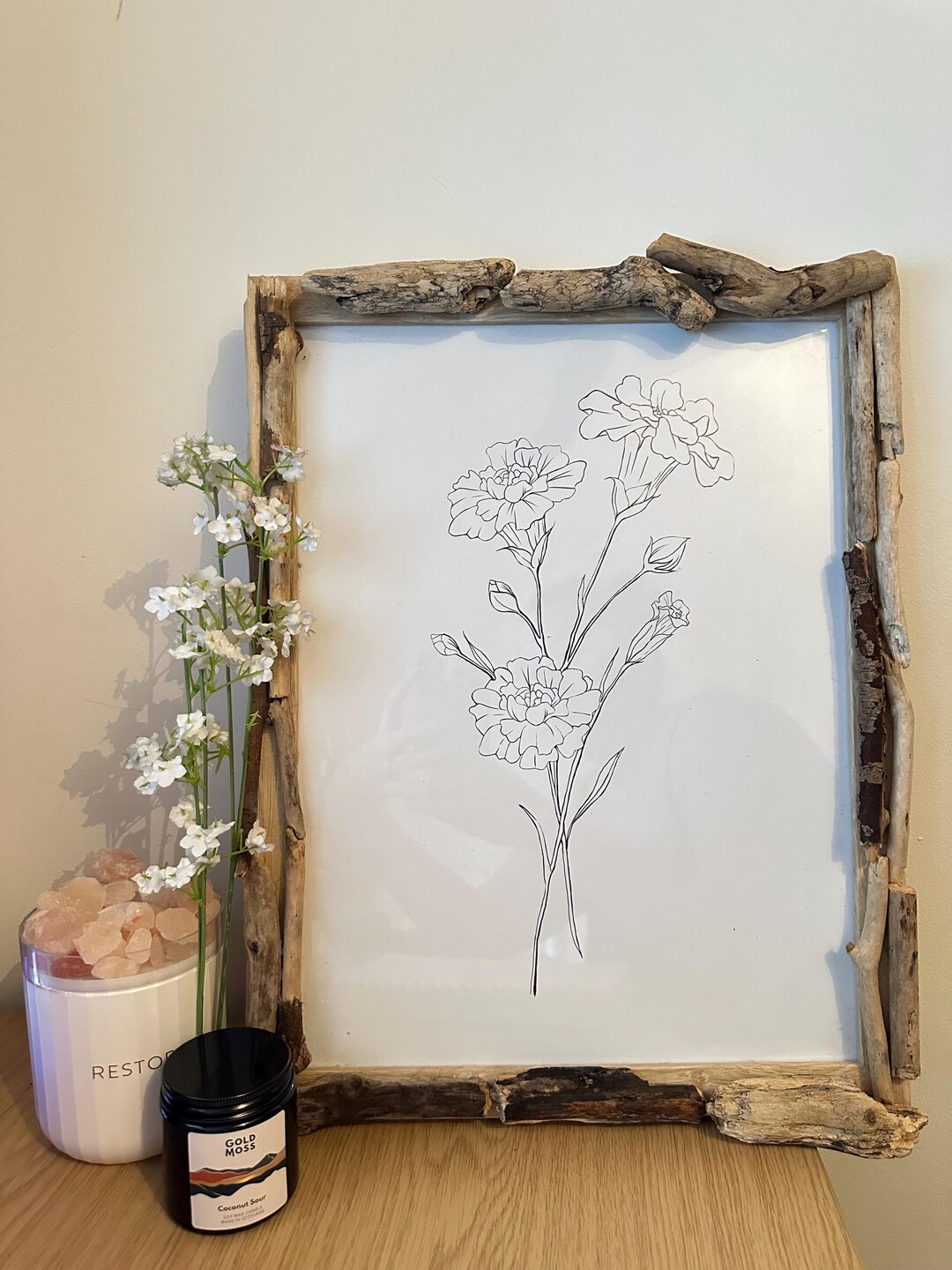 Welsh Coastal Drift Wood Photo Frame Boho Style Photo Frame - Etsy UK
