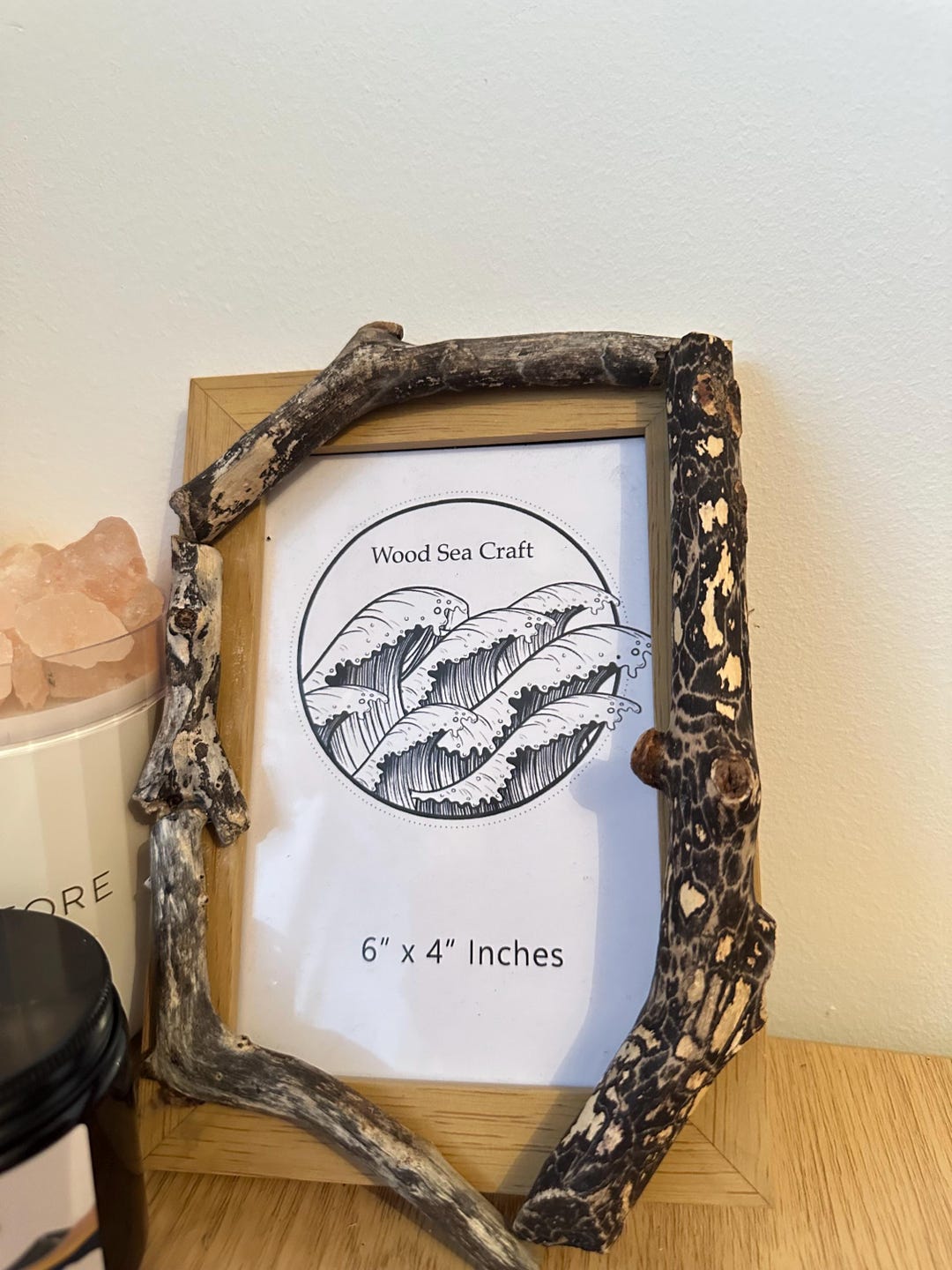 Welsh Coastal Drift Wood Photo Frame - Boho Style Photo Frame - Etsy