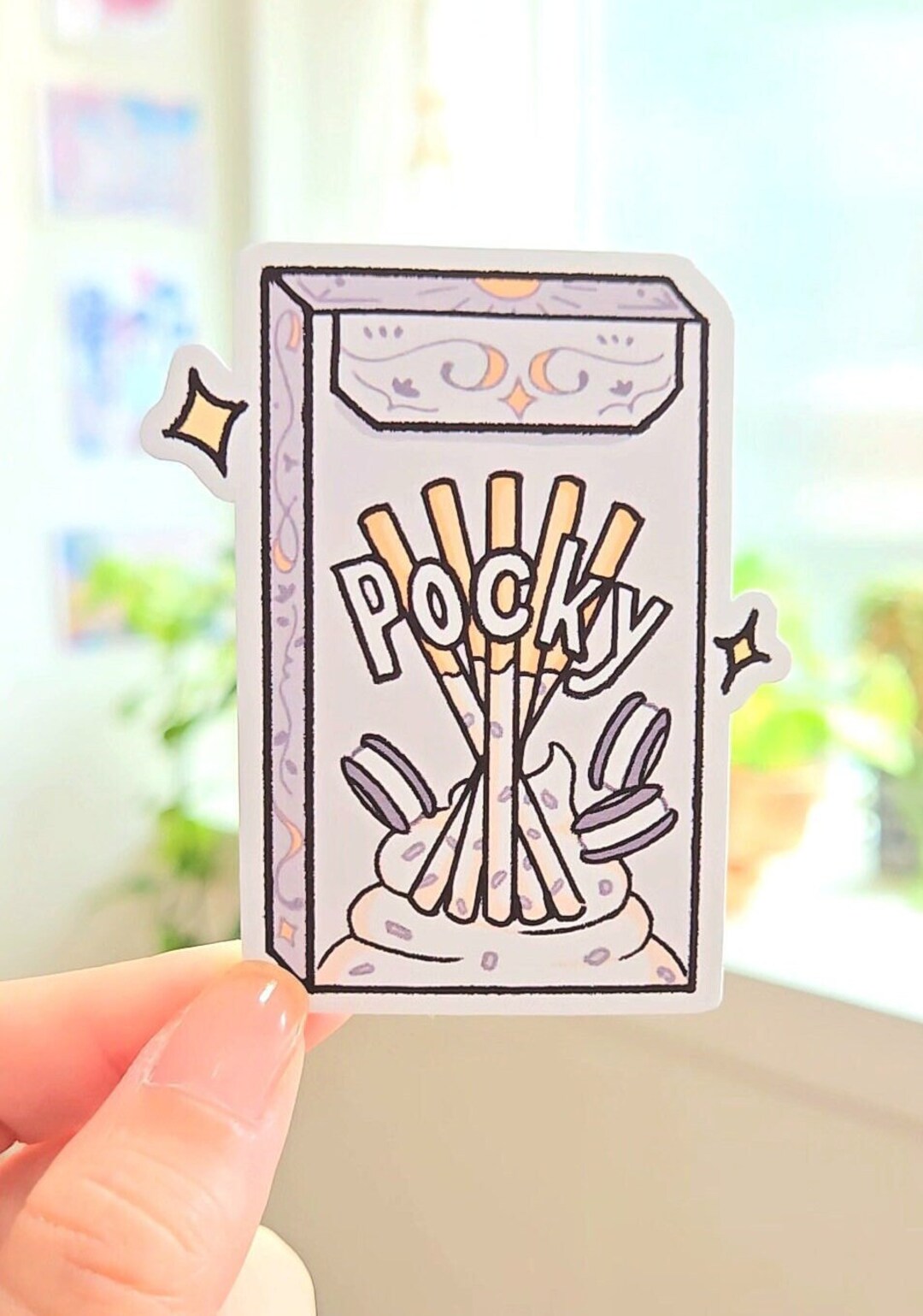Cookies & Cream Pocky Sticker - Etsy