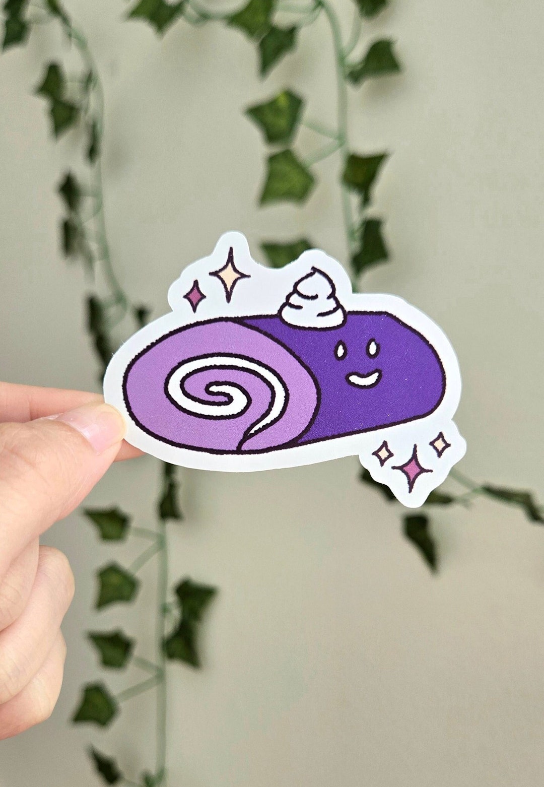 Ube Roll Sticker - Etsy