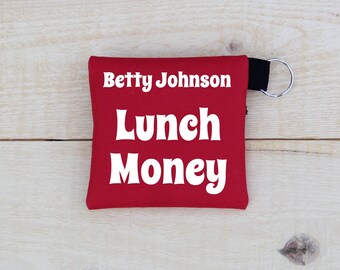 Lunch Money Bag Lunch Money Pouch Coin Purse back to School Purse ...