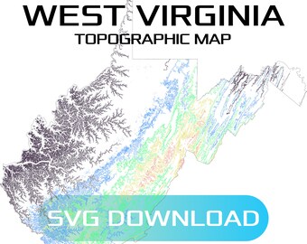Topographic Map of Mount Everest Contour Line Map Multi-layer SVG File ...