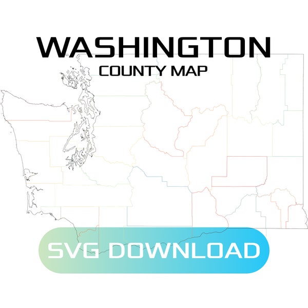 Washington County Svg - Etsy