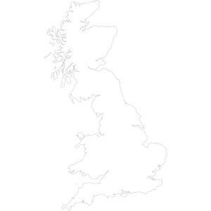 Great Britain Map Laser Cut File Multi-layer SVG - Etsy UK