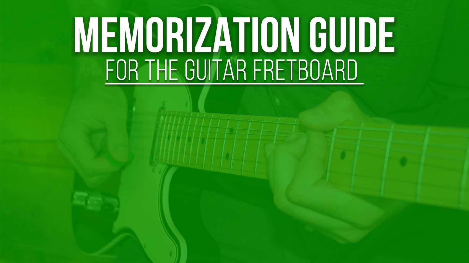 EASY - Guitar Fretboard Music Notes Memorization Lesson Guide - PDF ...