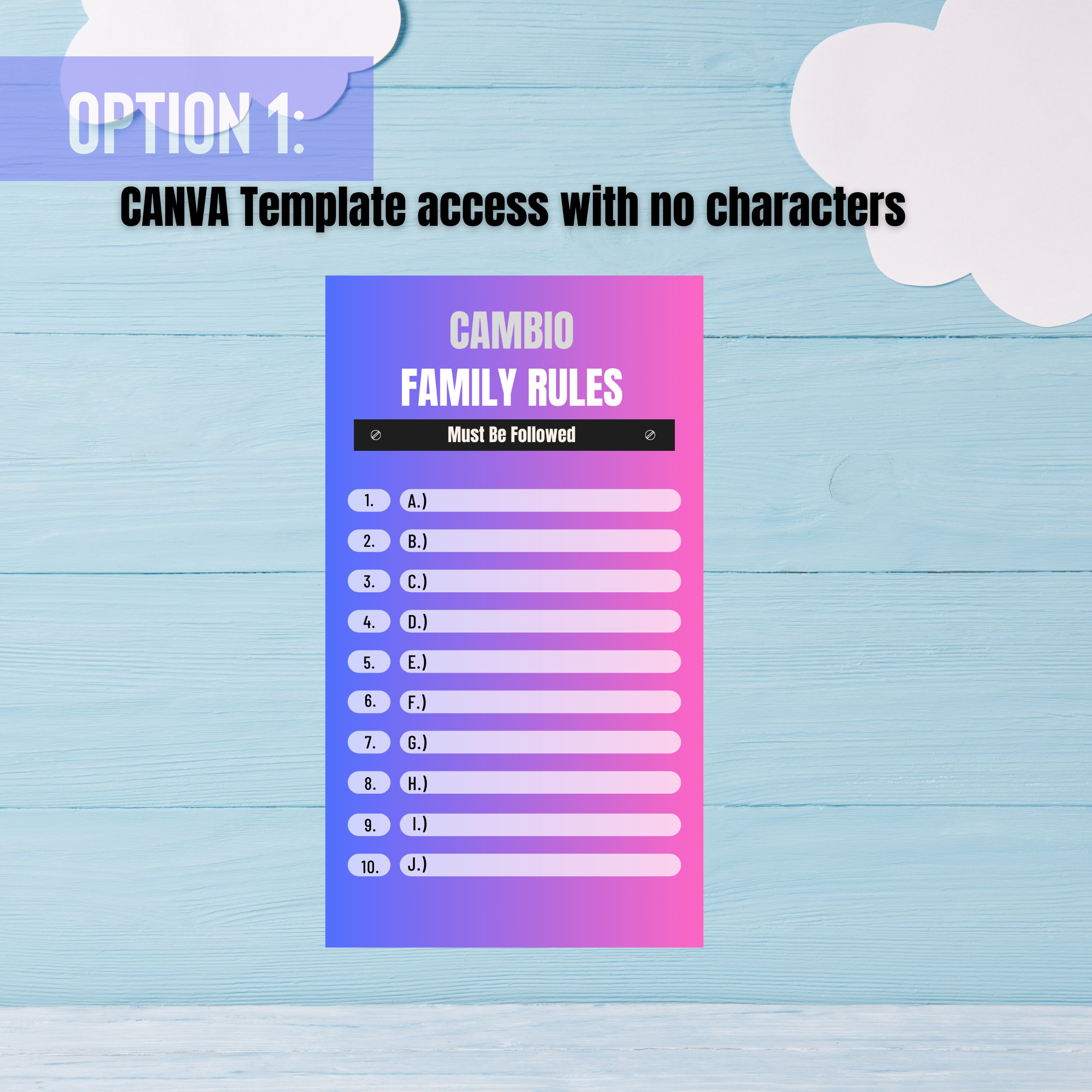 Family Rules Poster House Rules Art Custom Home Family Values Print ...