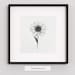 Simplistic Daisy Sketch Art | Minimalist Floral Drawing | Wall Art ...