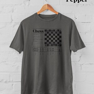 Retro Chess Schematic Shirt, Vintage Chess Diagram, Unisex Comfort ...