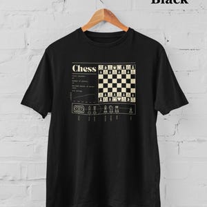 Retro Chess Schematic Shirt, Vintage Chess Diagram, Unisex Comfort ...
