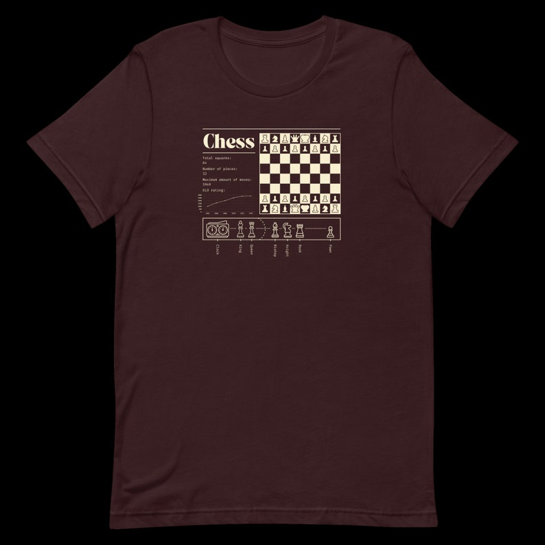 Chess Shirt, Chess Schematic, Retro Chess, Vintage Chess, Chess Diagram ...