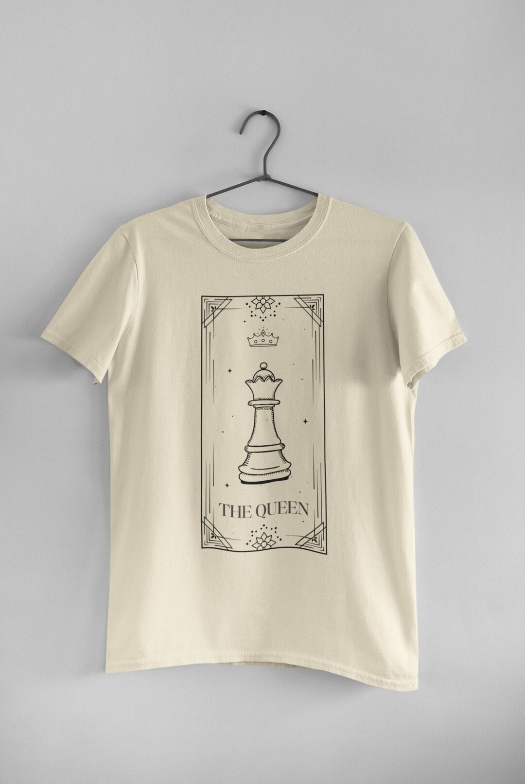 The Queen Tarot Card Shirt, Tarot Card Shirt, Tarot Card Mystical Shirt ...