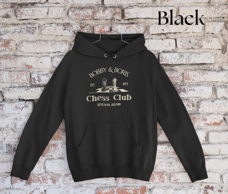 Sweat à capuche unisexe Chess • Sweat à capuche club d'échecs vintage ...