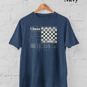 Retro Chess Schematic Shirt, Vintage Chess Diagram, Unisex Comfort ...