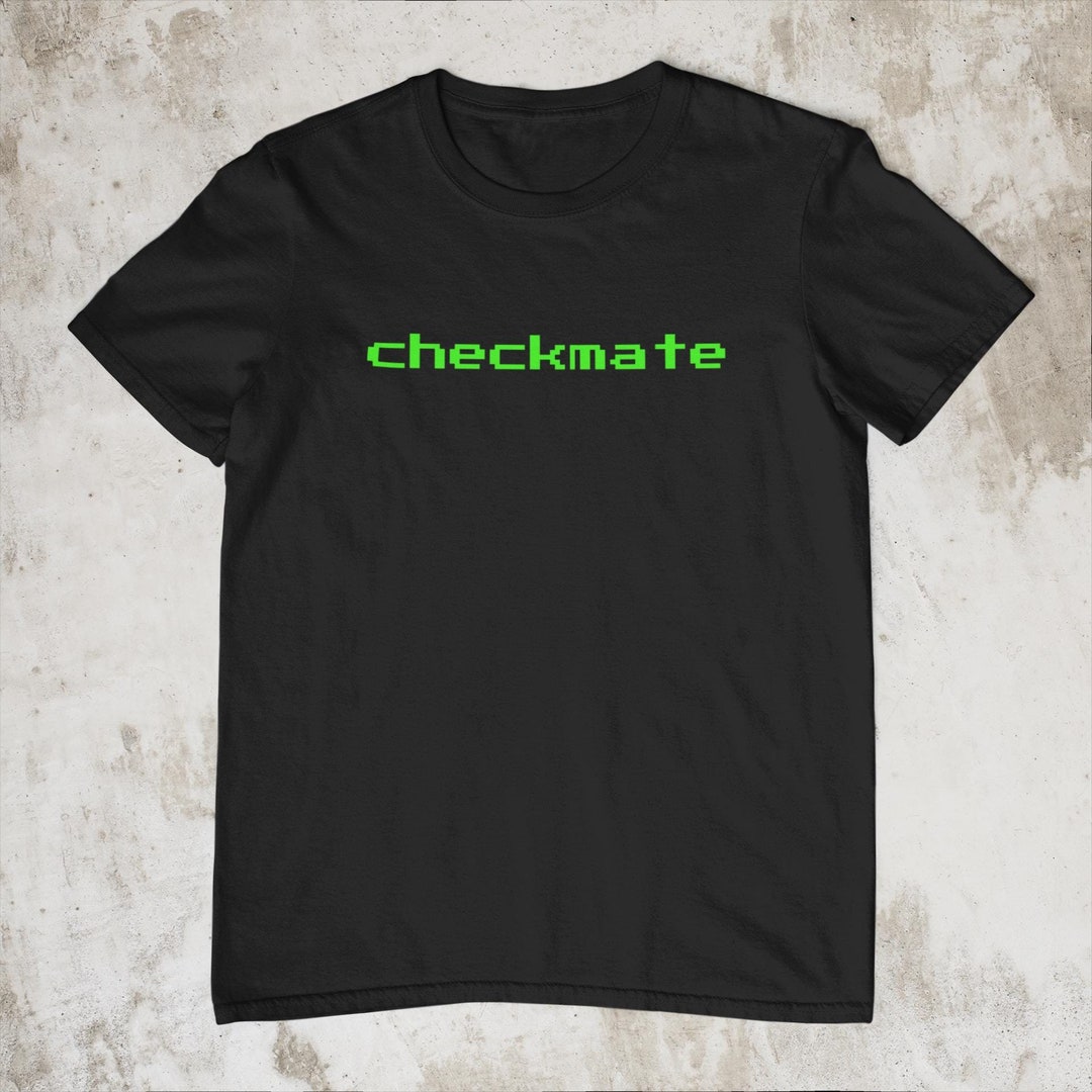 Retro Pixelated Checkmate Chess T-shirt | Comfort Colors Unisex T-shirt ...