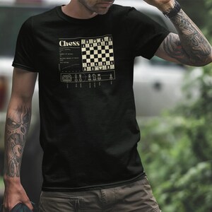 Chess Shirt, Chess Schematic, Retro Chess, Vintage Chess, Chess Diagram ...