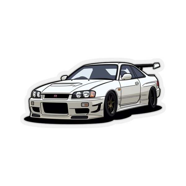 Nissan Skyline R34 Sticker - Etsy