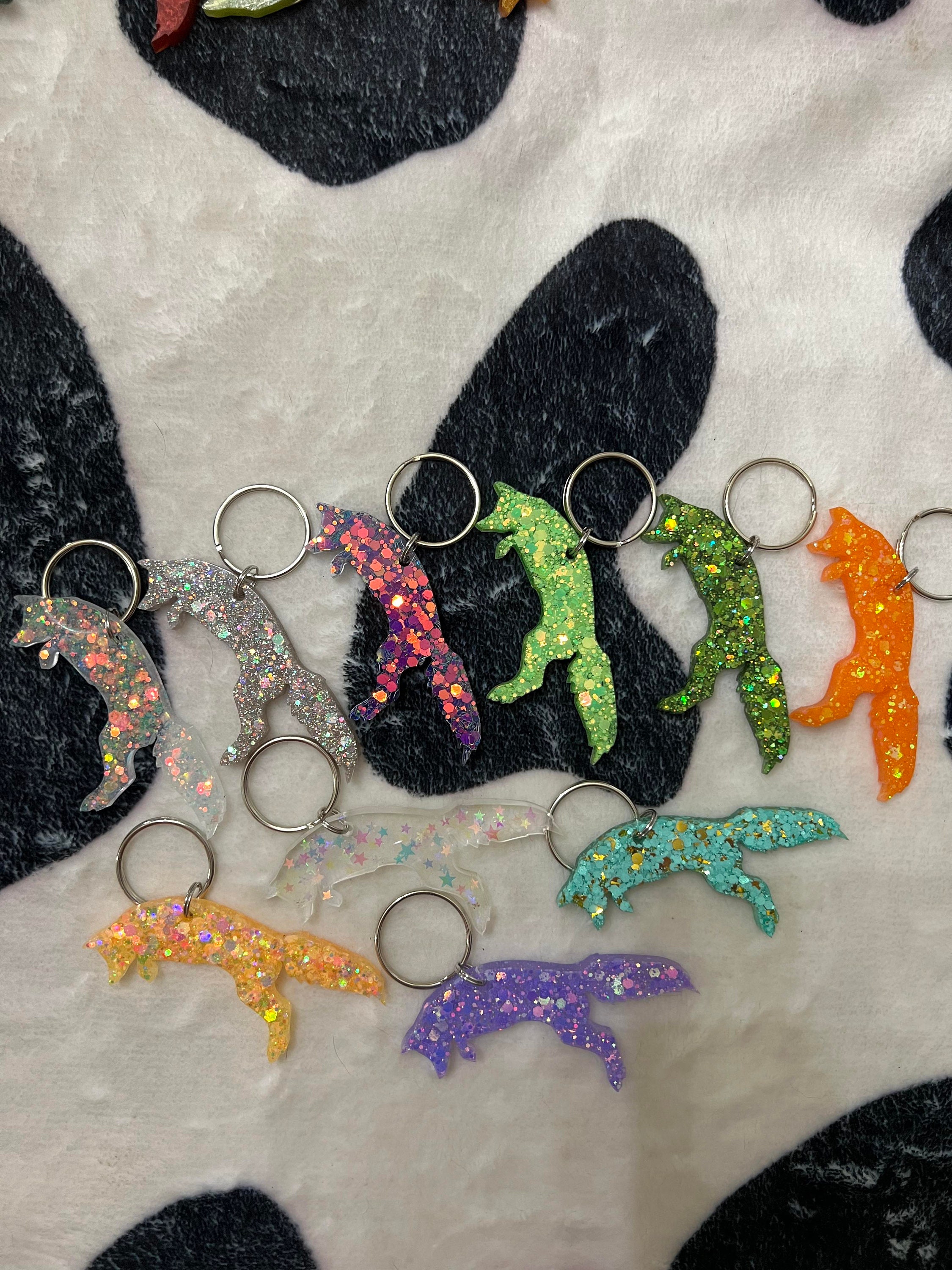 Fox Keychain-chunky Glitter - Etsy