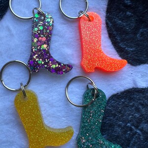 Boot Keychain - Etsy