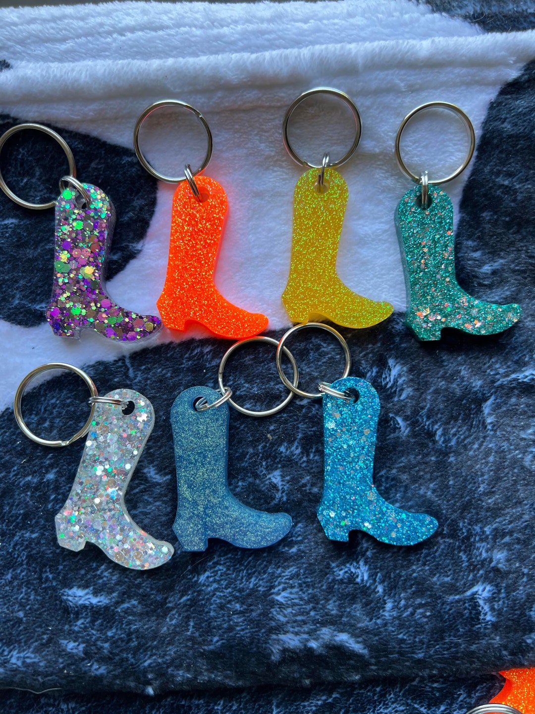 Boot Keychain - Etsy