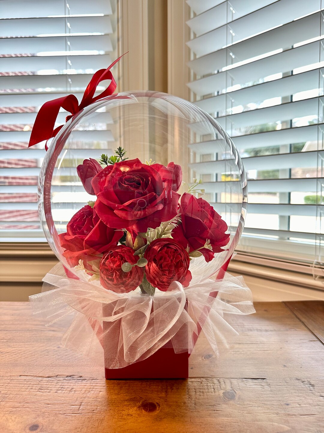 Flower Balloon For Mothers Day Graduation Birthday Gift Etsy