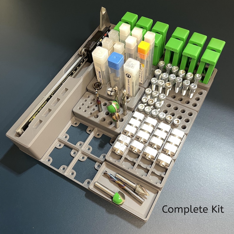 Modular CNC Tool and Bit Organizer, Carbide 3D Shapeoko, Modular Drawer ...