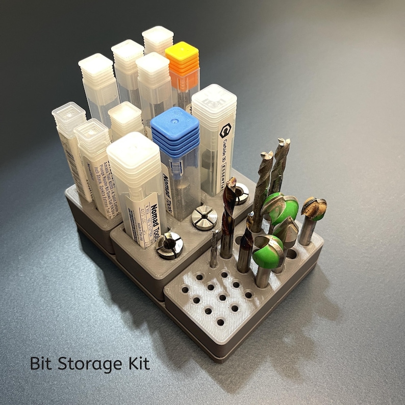 Modular CNC Tool and Bit Organizer, Carbide 3D Shapeoko, Modular Drawer ...