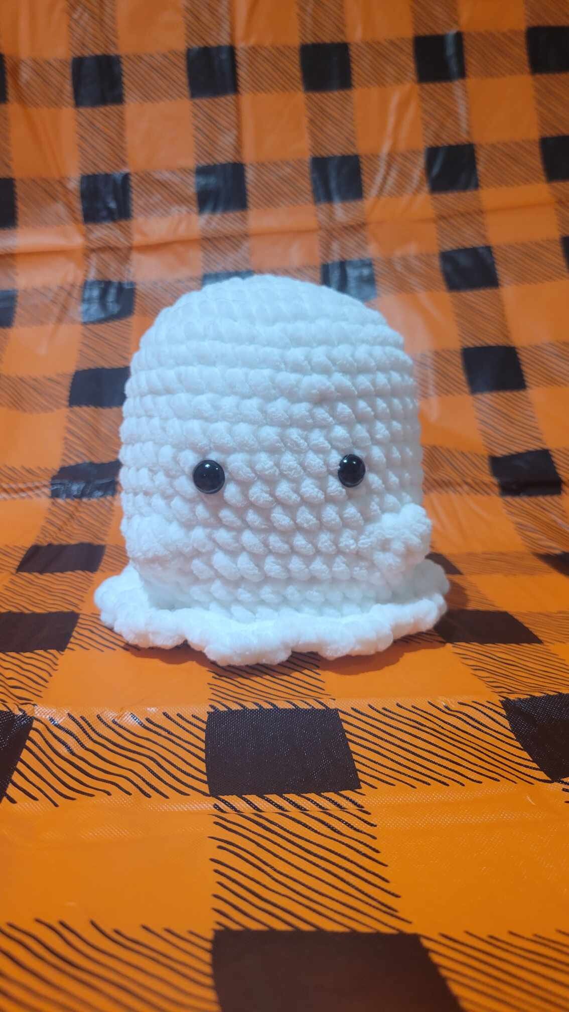 Crochet Ghost Plushie, Ghost Stuffed Animal - Etsy
