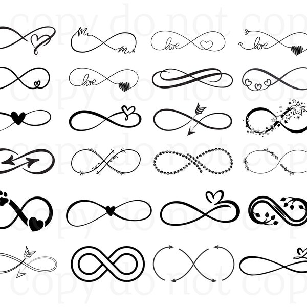 Infinity Love - Etsy