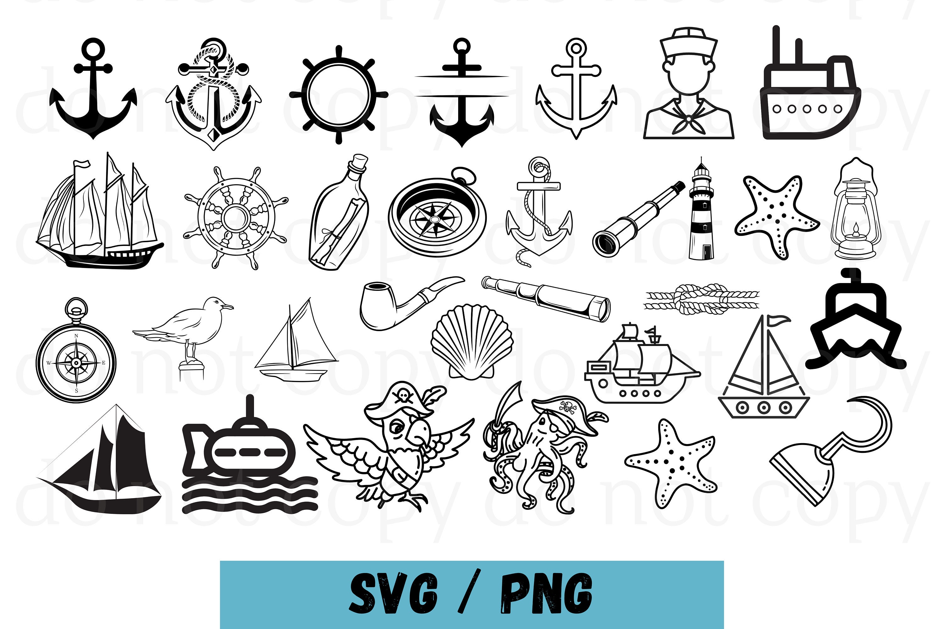 32 Navigation Svg Bundle, Nautical Svg, Beach Svg, Boat Svg, Anchor Svg ...