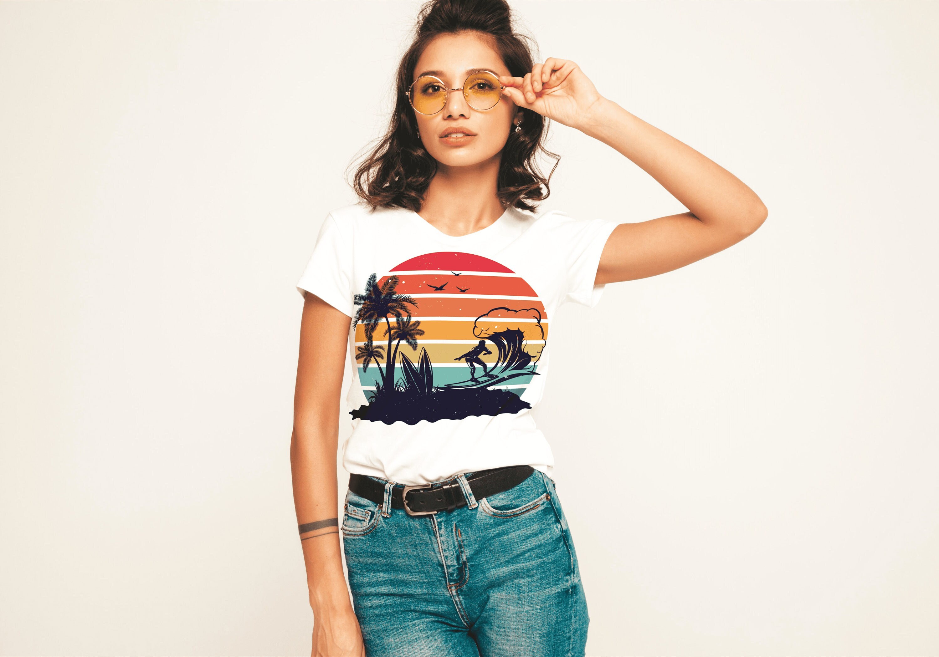 Svg Summer Sublimation Summer Png Design, Summer Print Retro Beach ...