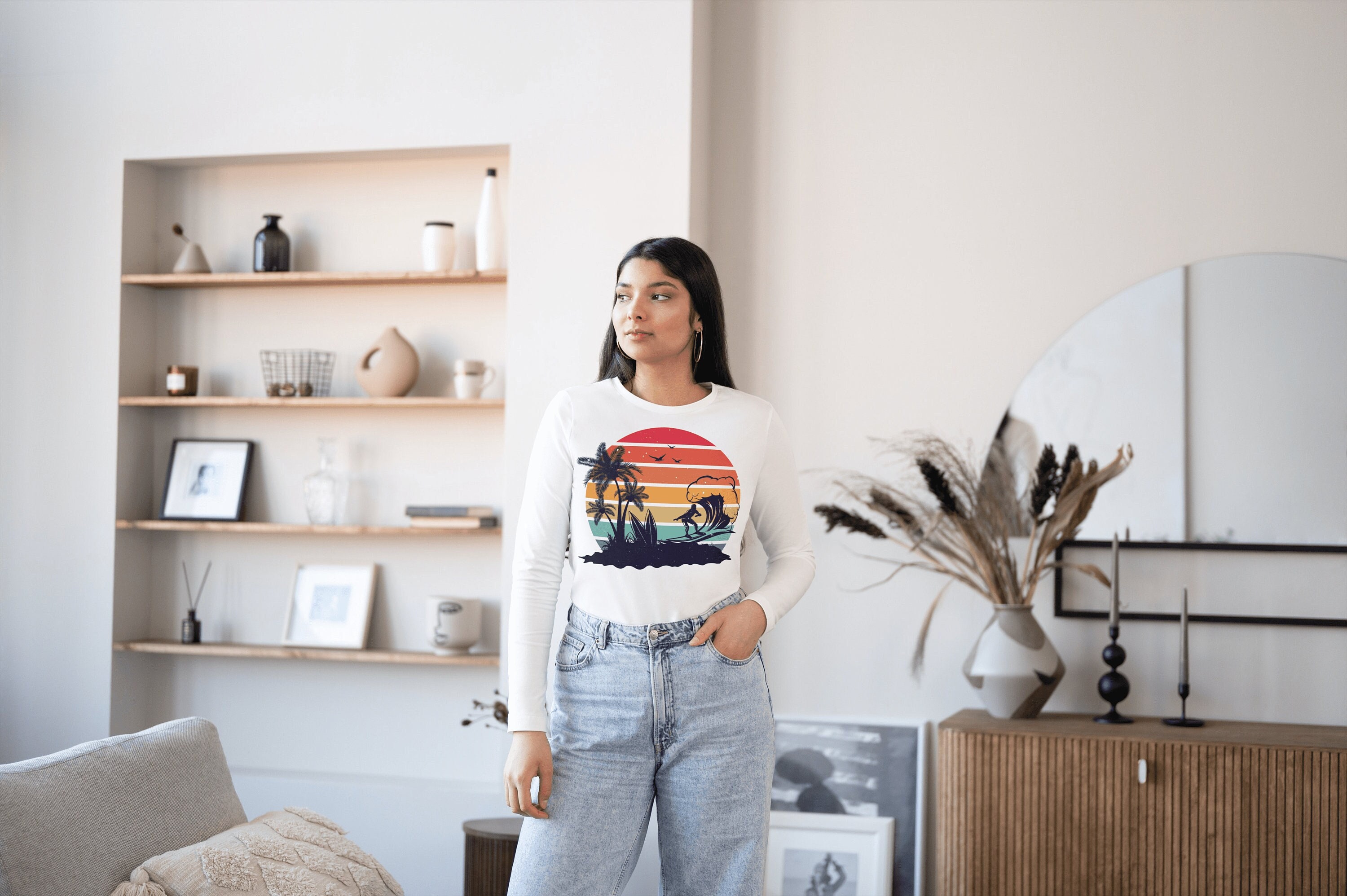 Svg Summer Sublimation Summer Png Design, Summer Print Retro Beach ...